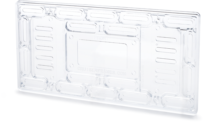 79000 Universal License Mounting Plate | Cruiser Accessories